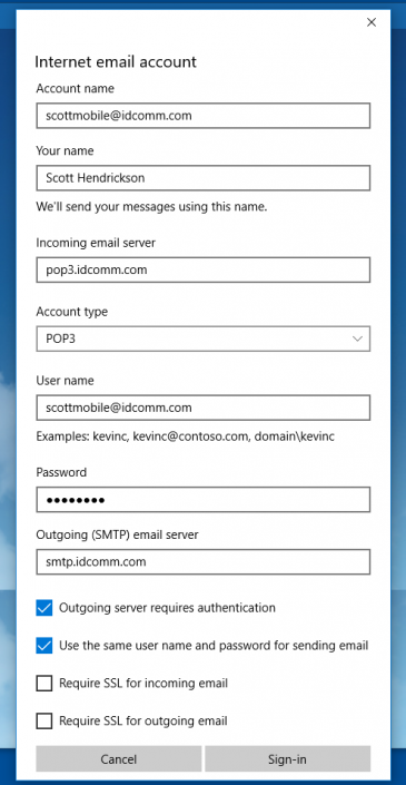 Windows 10 Native Email App - SOS4Net, Inc.