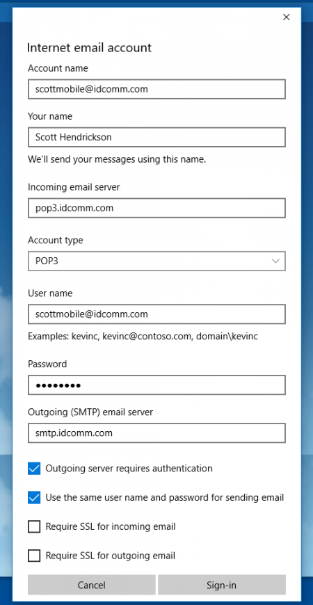 Windows 10 Native Email App - SOS4Net, Inc.